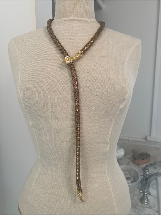 Vintage DL AULD | Accessories | Vintage Dl Auld Snake Belt With Eyes ...